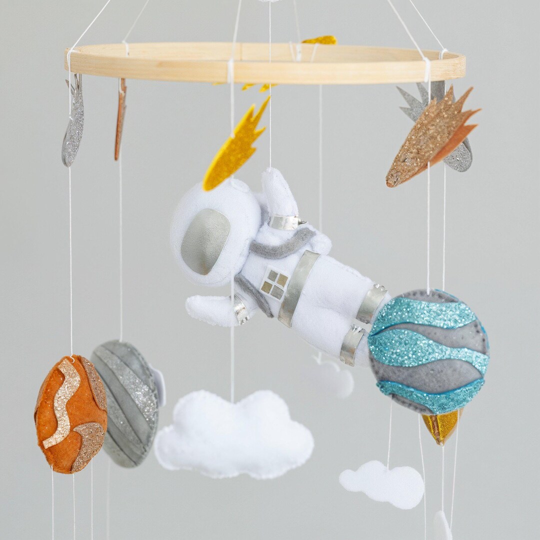 Solar System Baby Mobile, Astronaut Mobile, Space Mobile for Crib ...