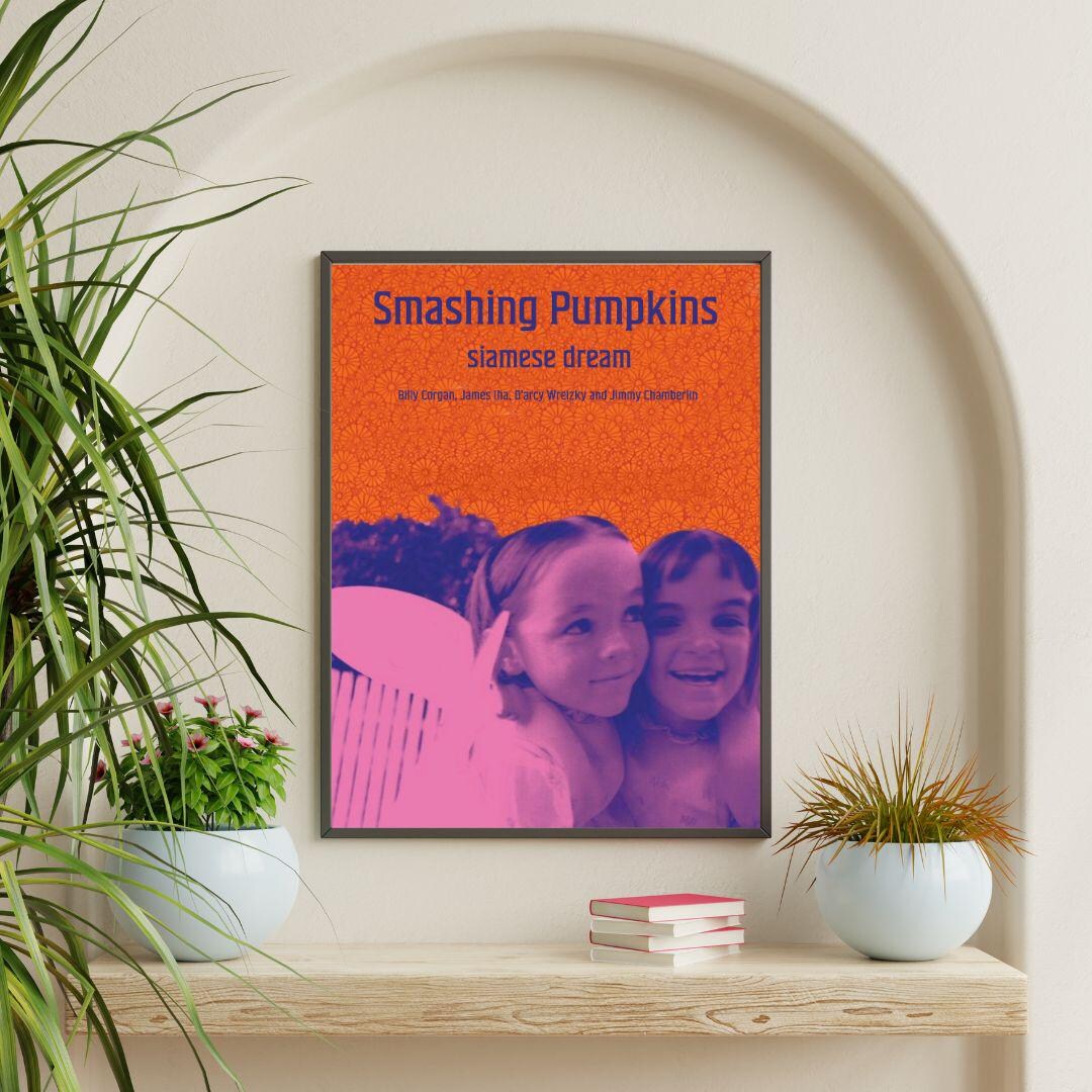 Rolled Posters, Smashing Pumpkins Poster, Wall Art Print, Music Lover ...