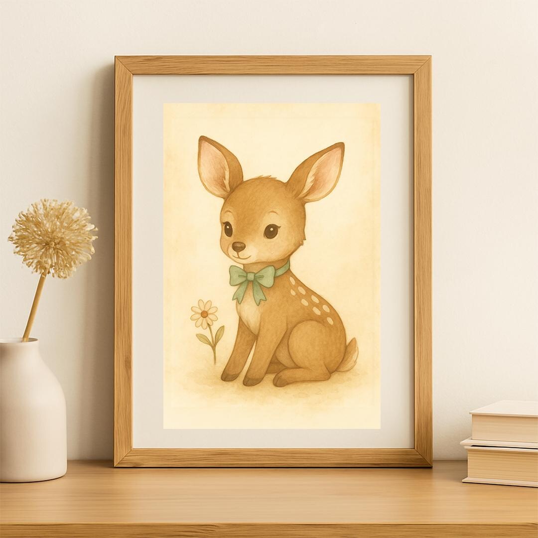 Cute Baby Animals Clipart Set | 12 Watercolor Pngs | Nursery Wall Art ...