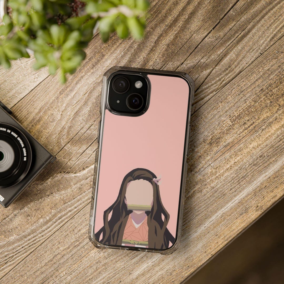 Phone Case - Nezuko Demon Slayer Minimalist Design Magnetic Clear ...