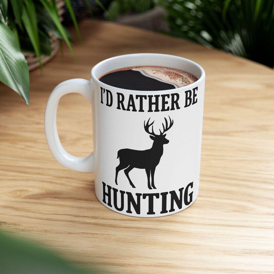 Coffee Mug Deer Hunting Coffee Cup Whitetail Buck Cup for Dad Fathers ...
