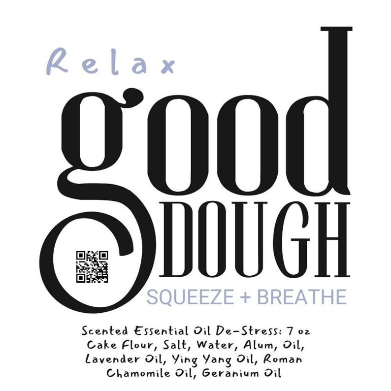 RELAX Good Dough: Squeeze Breathe Aromatherapy, Anxiety, Stress Ball ...