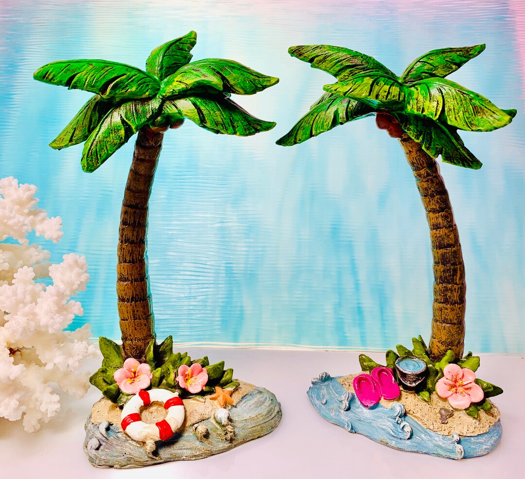 Miniature Palm Tree ~ 7.25" H Resin Palm Tree ~ Choice at Checkout ...