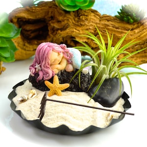 Mermaid Beach Therapy Sand Box Kit ~ Small Kit With Airplant ~ Home ...