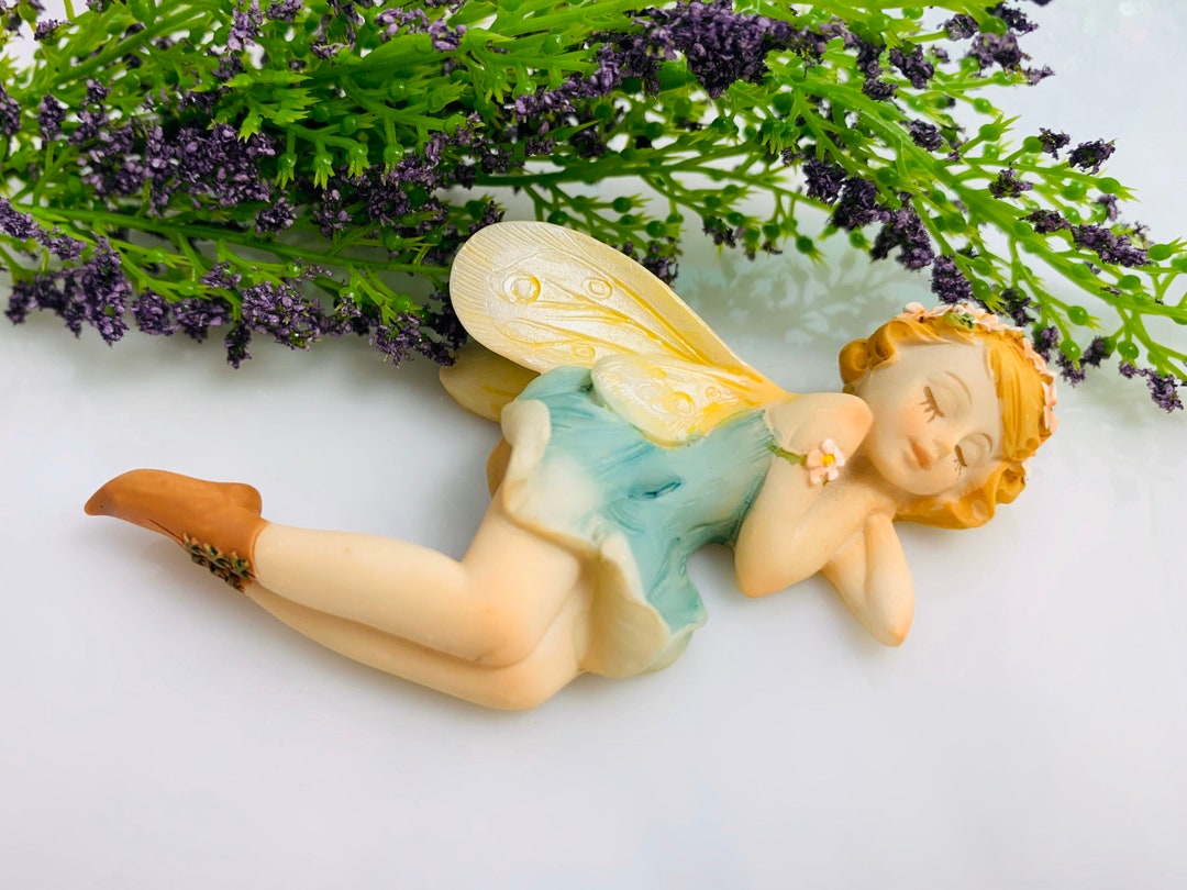 Miniature Sleeping Fairy ~ Laying Down ~ Fairy Garden Miniatures ...