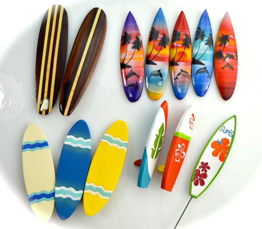 Miniature Surfboard for Fairy Gardens, Terrariums, or Beach Scenes ...