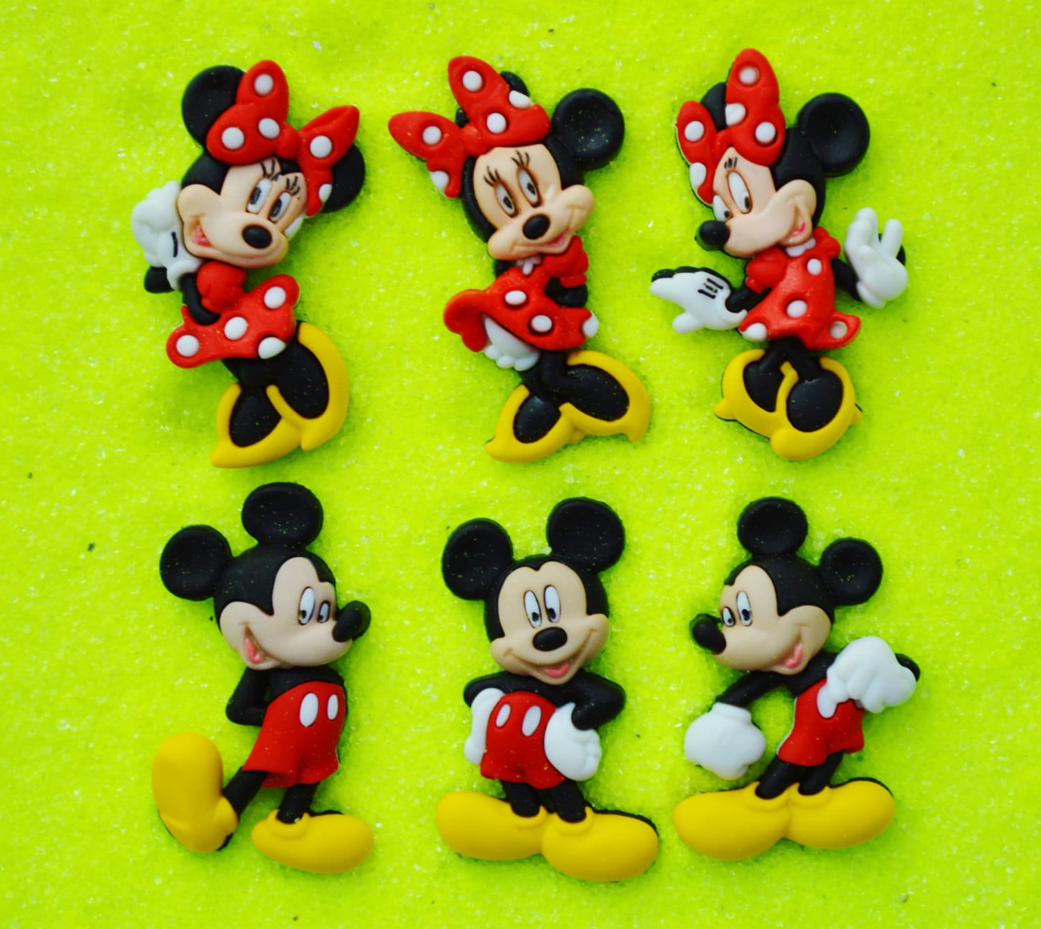 Mickey or Minnie Button • Disney Miniature Buttons for Terrariums ...