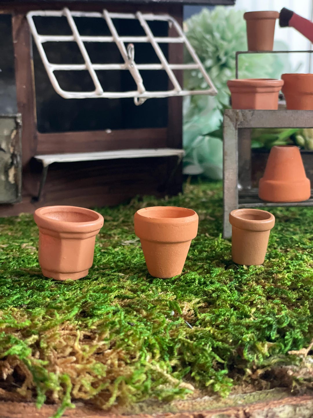 Miniature Flowerpots ~ Sets of 3 ~ Tiny Terra Cotta Pots ~ Plants NOT ...