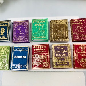 Miniature Children's Classic Books ~ Dollhouse Books ~ 1 Book Choice ...