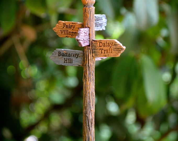 Miniature Garden Sign ~ Fairy Garden Sign ~ Fairy Garden Miniatures ...