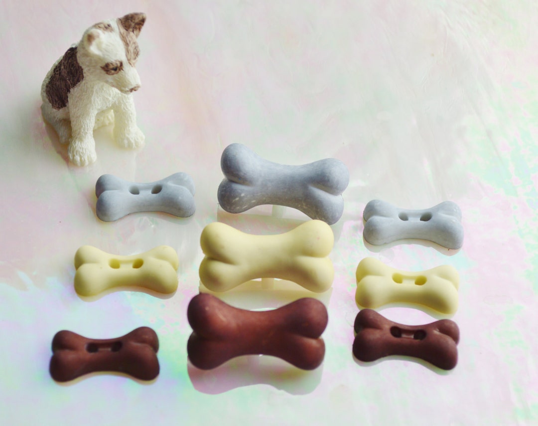 Dog Bone Buttons ~ Larger Buttons Are Shank Back ~ Smaller Are Sew ...