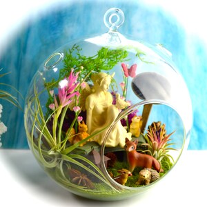 Memory Garden Terrarium Kit ~ 8" Air Plant Terrarium Kit ~ Angel ...