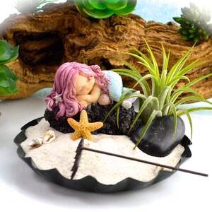 Mermaid Beach Therapy Sand Box Kit ~ Small Kit With Airplant ~ Home ...