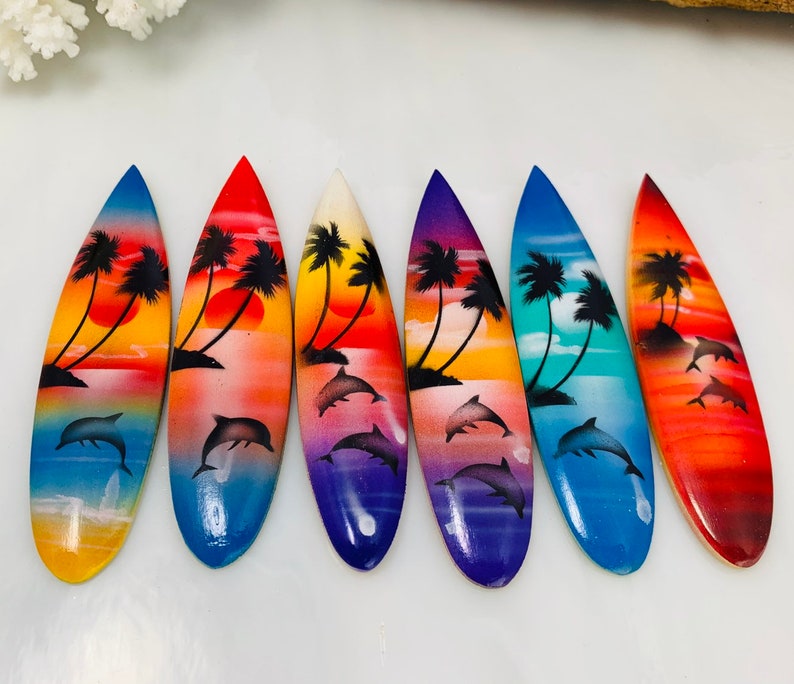 Miniature Surfboard for Fairy Gardens, Terrariums, or Beach Scenes ...