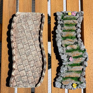 Miniature Walkway With Flowers ~ Fairy Garden Miniatures ~ Miniature ...