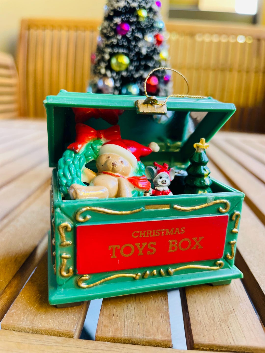 Christmas Toy Box Ornament ONLY ~ Christmas Holiday Ornaments ~ Holiday ...