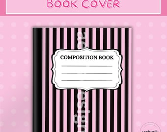 Composition Book Cover PNG Digital Download, Printable Composition Book ...