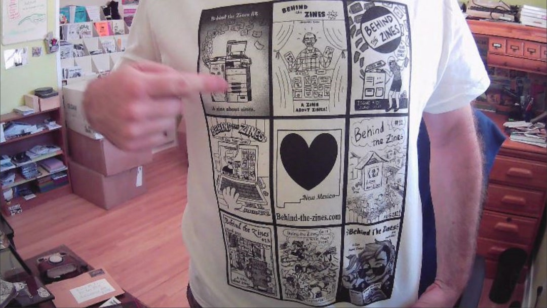 Behind the Zines T-shirt - Etsy
