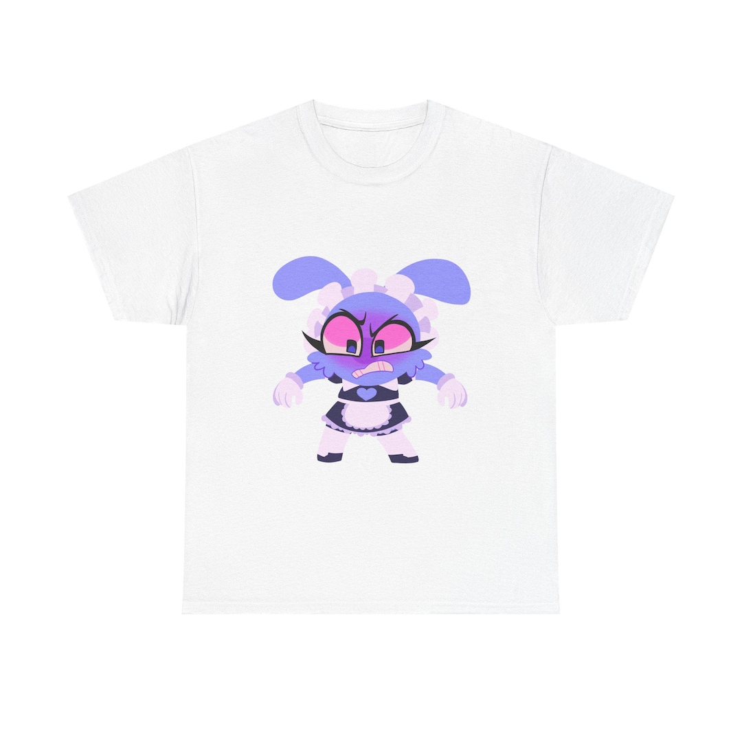 Angry Jax Bunny Maid T-shirt | Cute Chibi Character Tee - Etsy