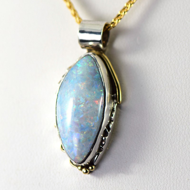 Opal Pendant - Etsy