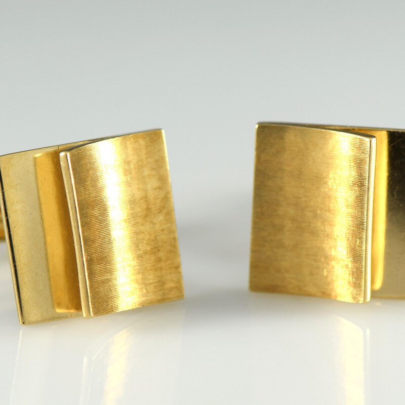 Gold Cuff Links - Etsy