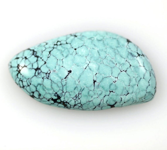 Natural Kingman Spiderweb Turquoise Cabochon/29.76 Carats/ | Etsy