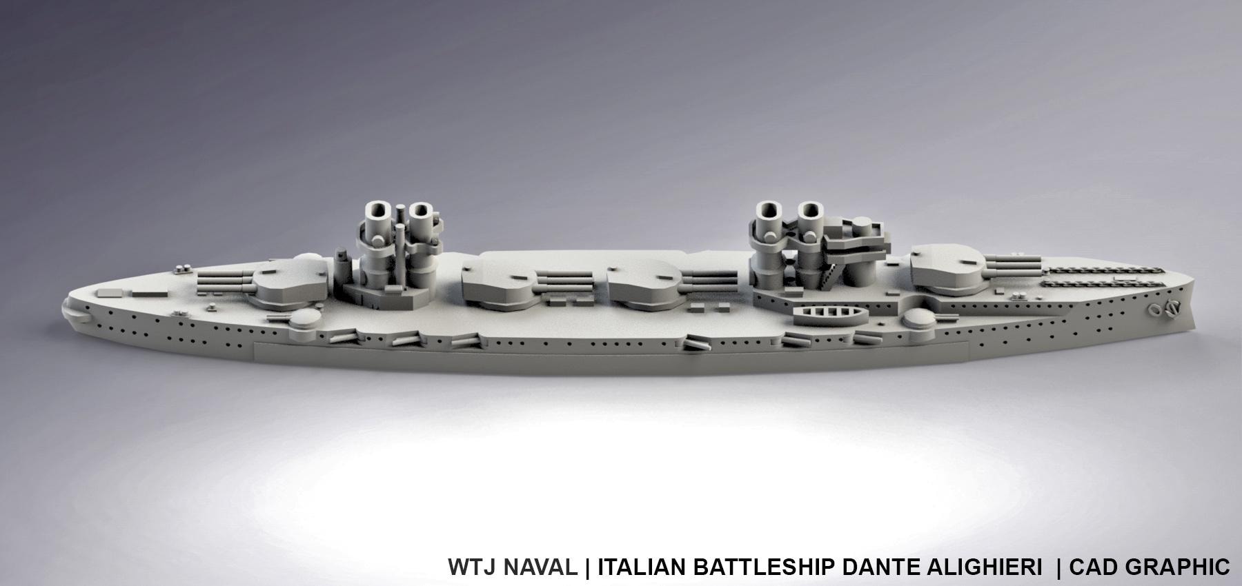 Dante Alighieri Italian Battle Ship - Etsy