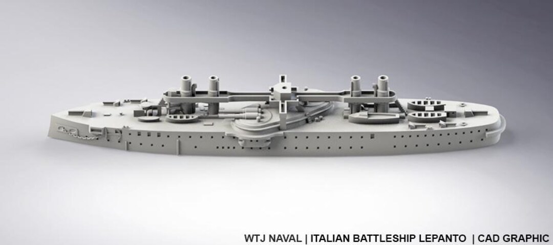 Lepanto Italian Pre-dreadnought - Etsy