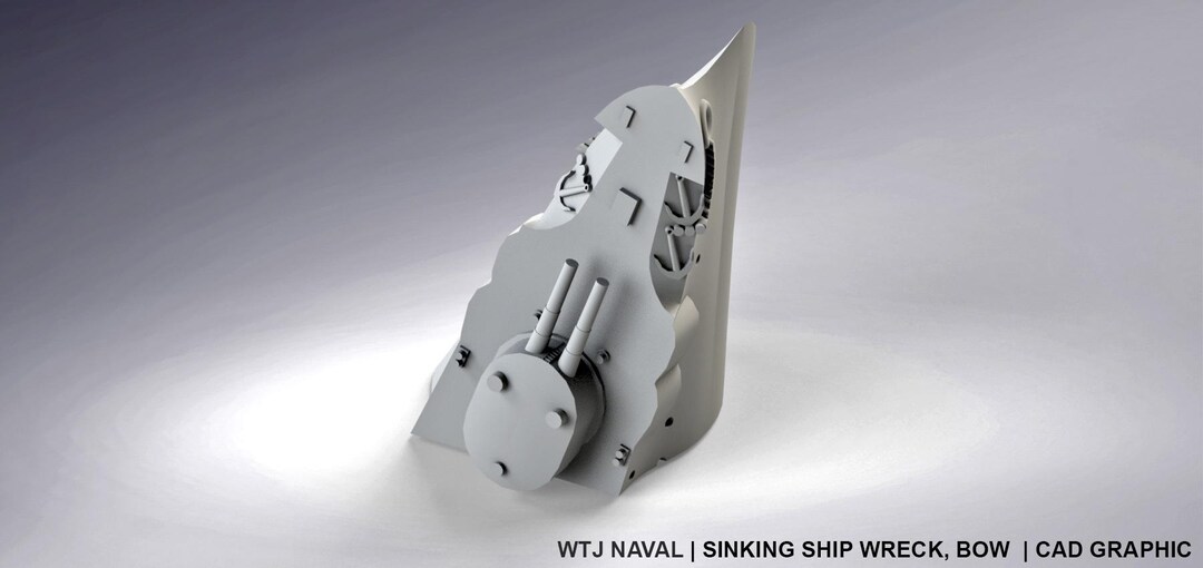 Sinking Wreck, Bow Pre-dreadnought Accessory - Etsy