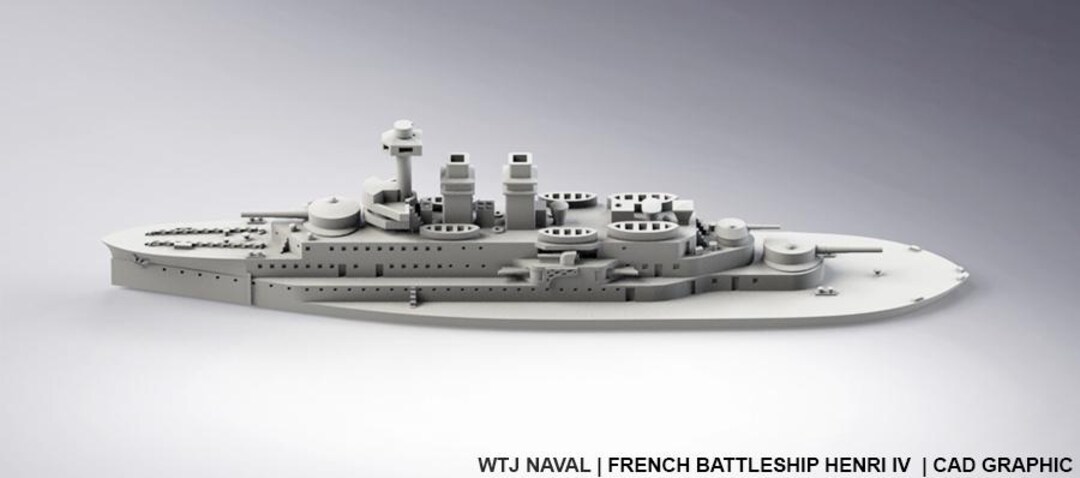 Henri IV French Pre-dreadnought - Etsy