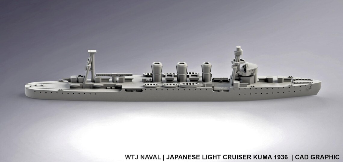Kuma 1936 Japanese WWII Ship - Etsy