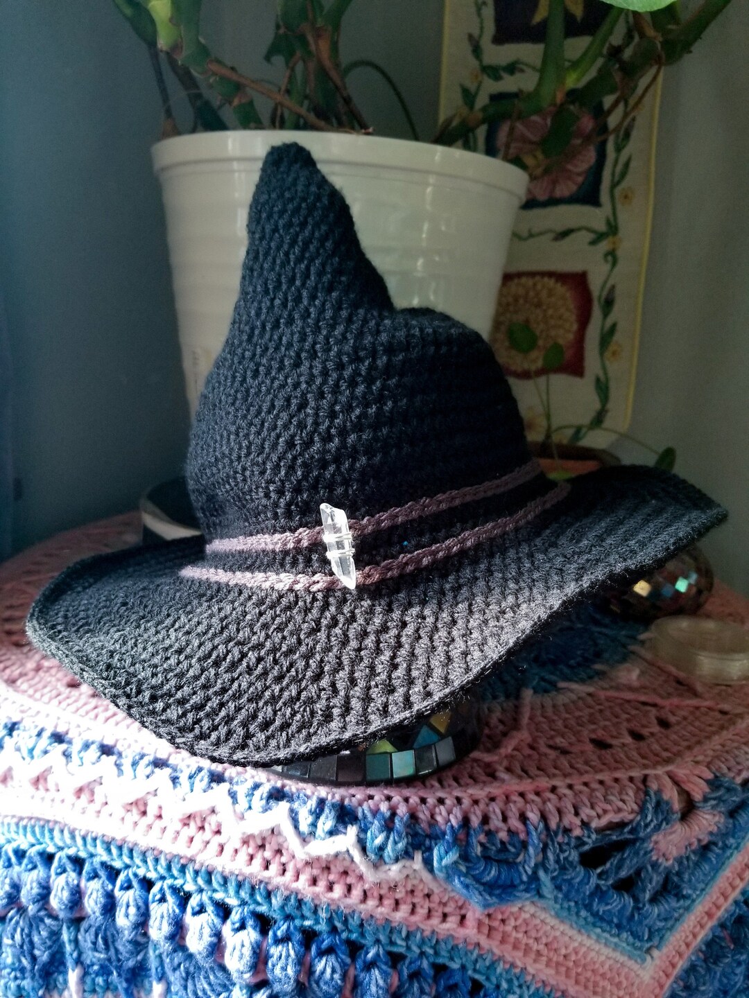 Black Cottage Witch Hat Witch Hat Cottagecore Witch Core - Etsy Canada