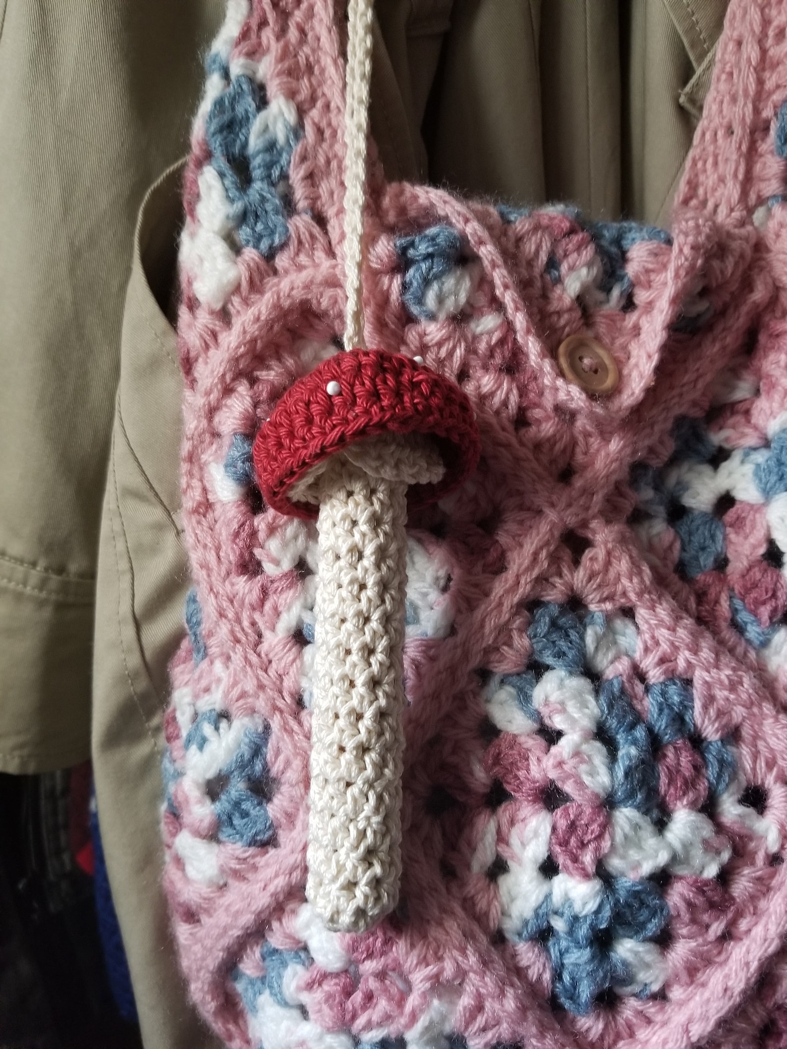 Mushroom Vape Pen Holder Crochet Mushroom Vape Pouch Vape - Etsy