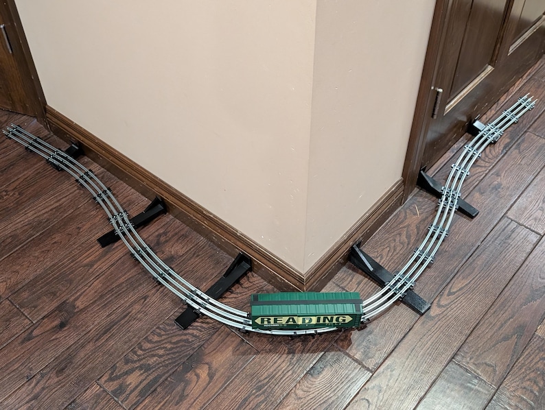 Model Train Track Outside Corner Wall Mount Kit in N, HO, O, G, and ...