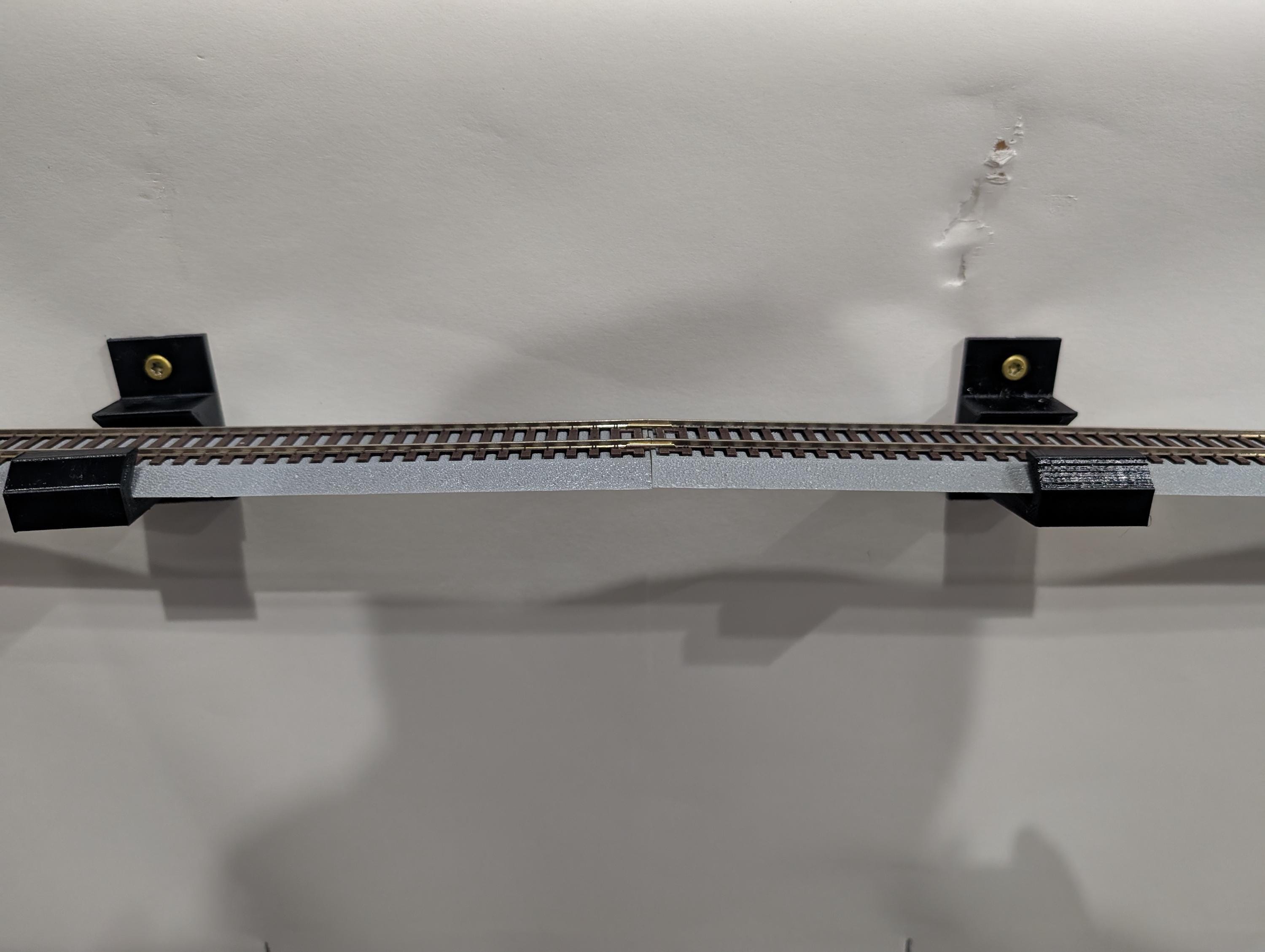 HO Scale Model Train Track Wall Mount Complete Room System - Etsy