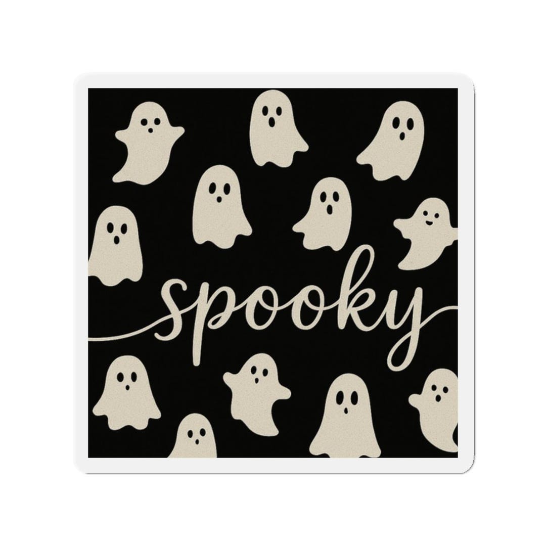 Spooky Ghost Die-cut Magnets - Halloween Decor, Fridge Magnet, Cute ...