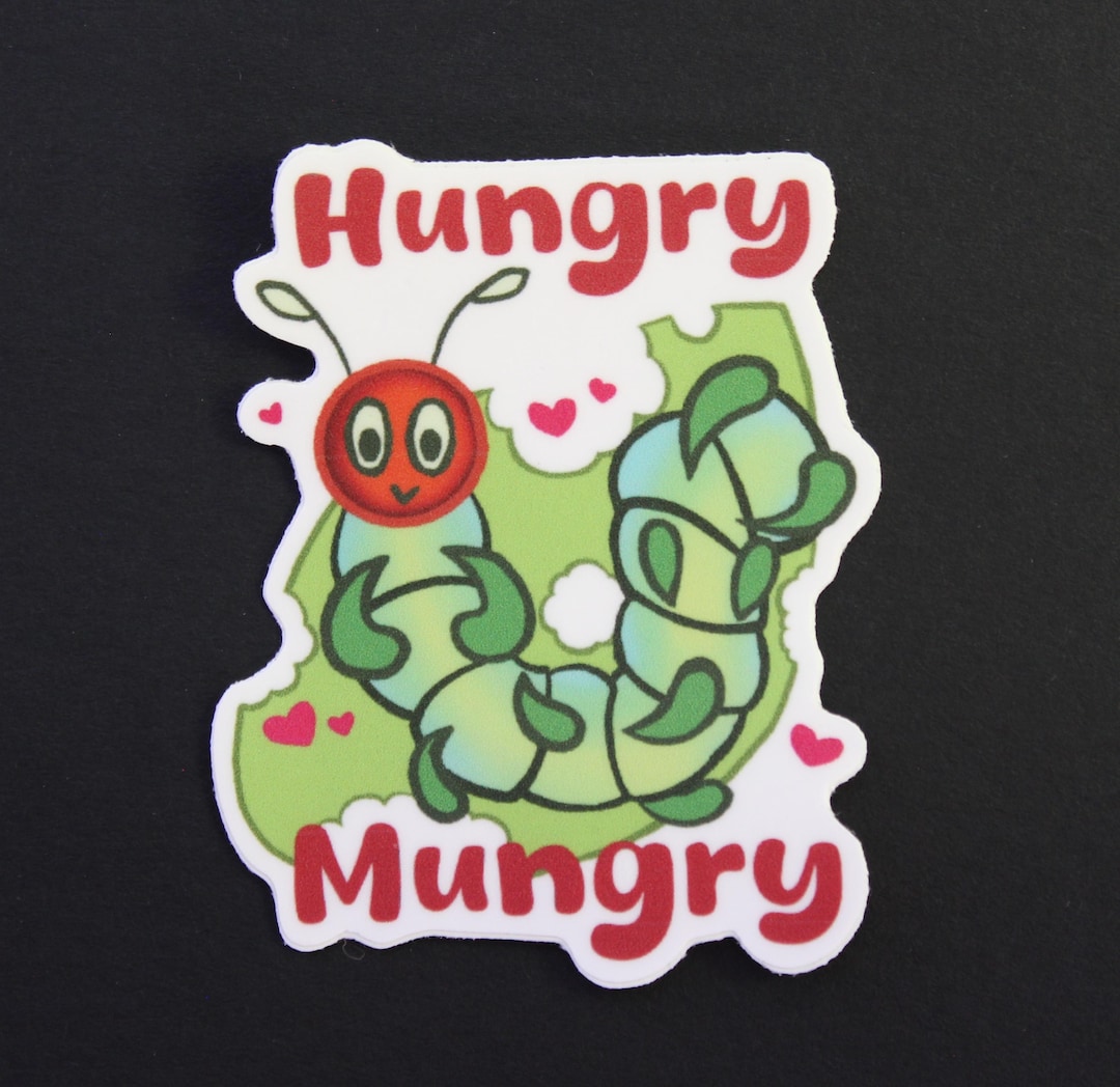 Hungry Mungry Very Hungry Caterpillar Sticker - Etsy