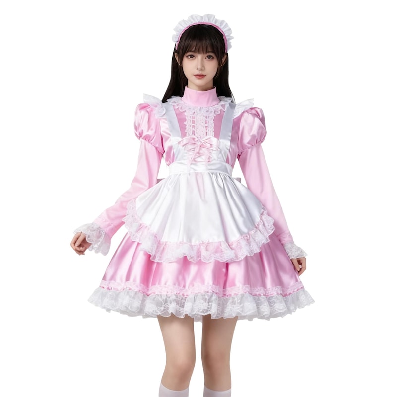 Satin Maid Dress Men - Etsy UK