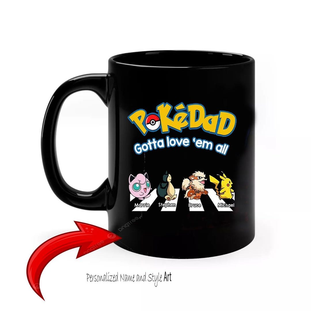 Personalized Pokedad T-shirt, Men’s Pokedad T-shirt, Gift for Grandpa ...