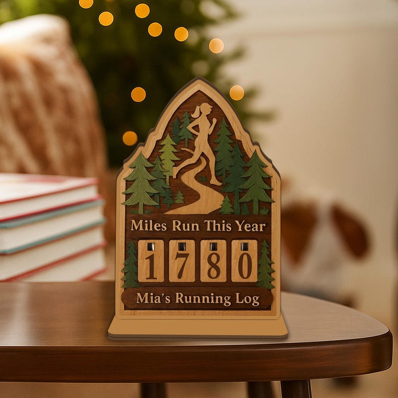 Miles Run Tracker Svg - Etsy UK