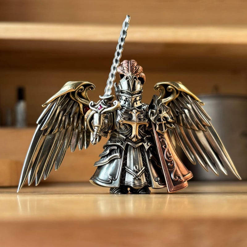 Small Metal Knight Figure - Etsy UK