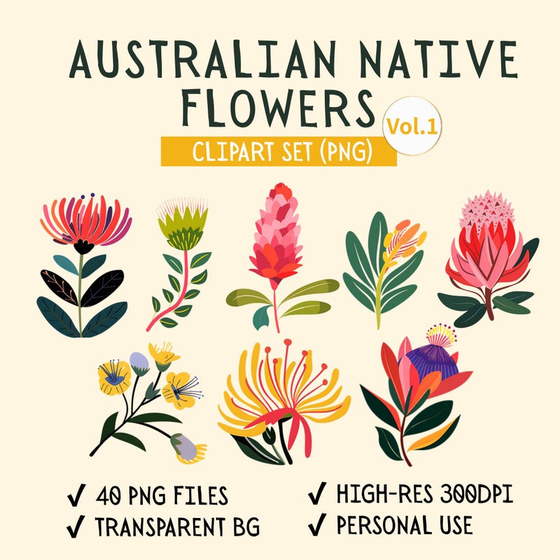 Australian Native Flowers - Etsy Australia