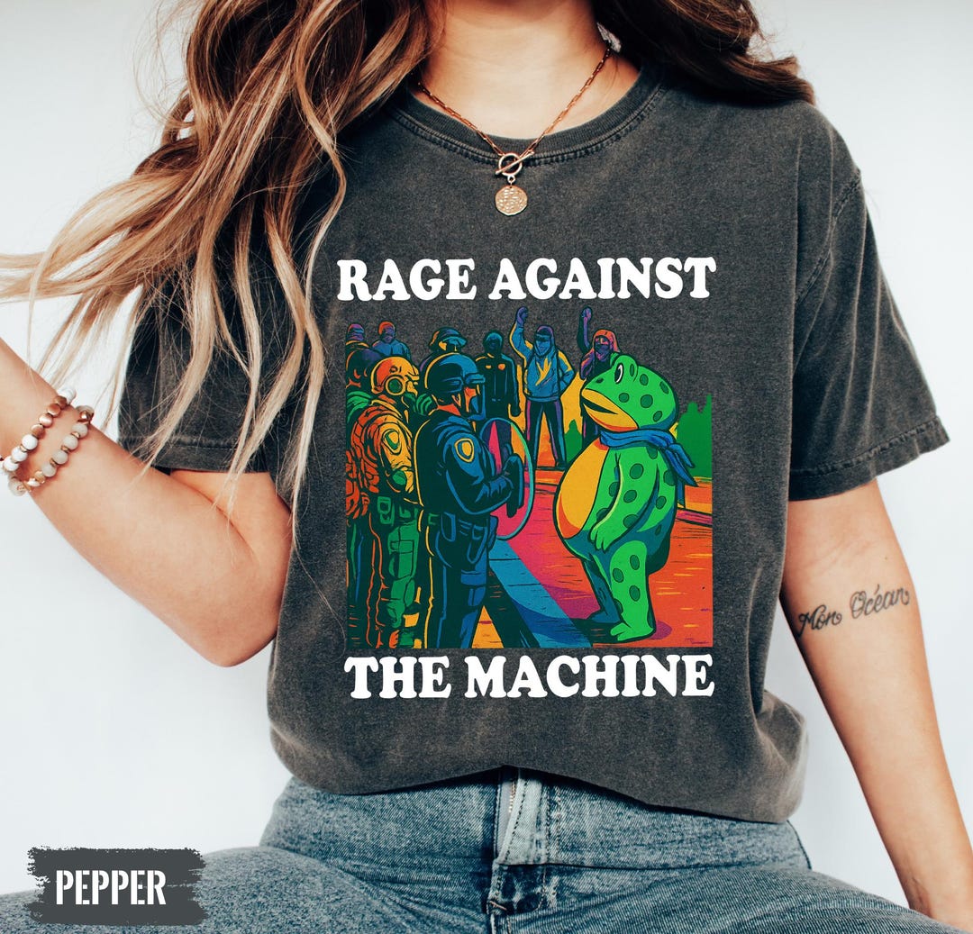 Comfort Colors Portland Frog Protest Shirt, Anti-ice Activist Shirt ...