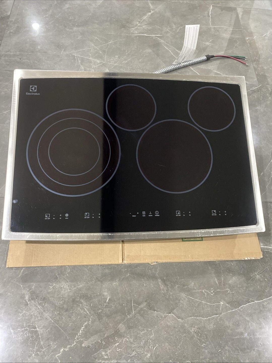Electrolux EI30EC45KS2 30" Stainless Steel 4 Element Electric Cooktop W ...
