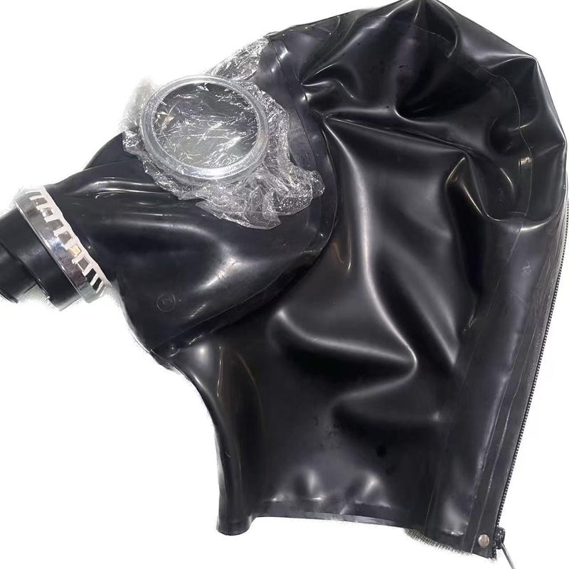 Latex Gas Mask - Etsy UK