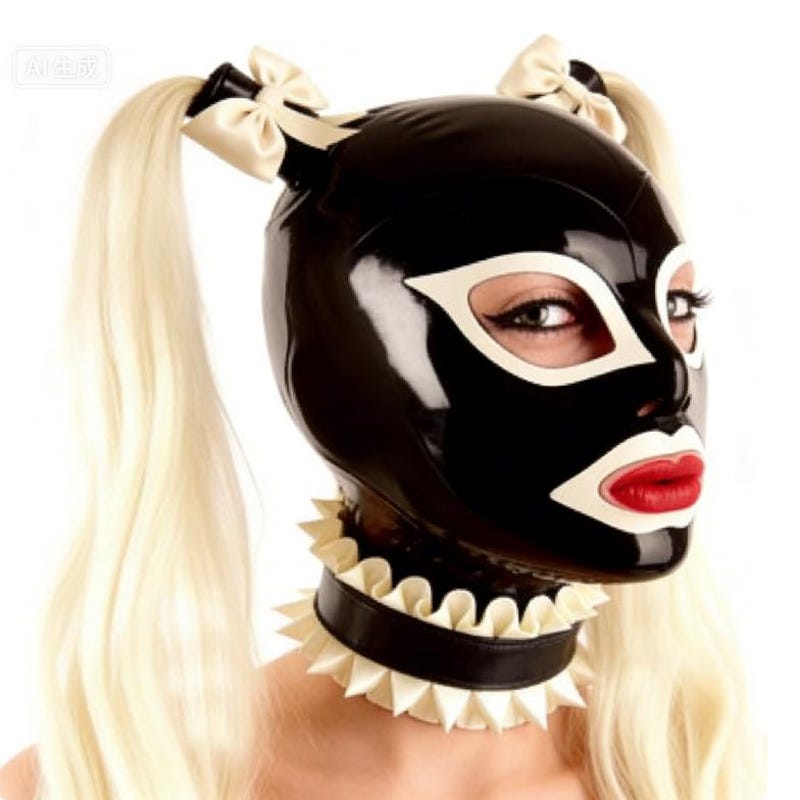 Latex Mask Ponytail - Etsy