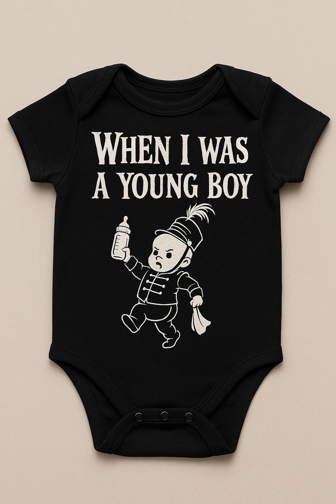 Emo Baby Onesie | “when I Was a Young Boy” Marching Band Bodysuit ...