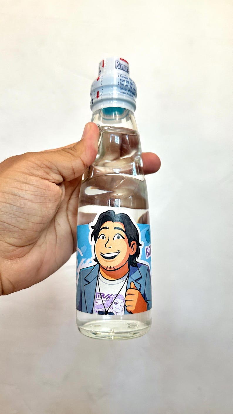 Bobby | Huntrix Soda Pop Label - Etsy