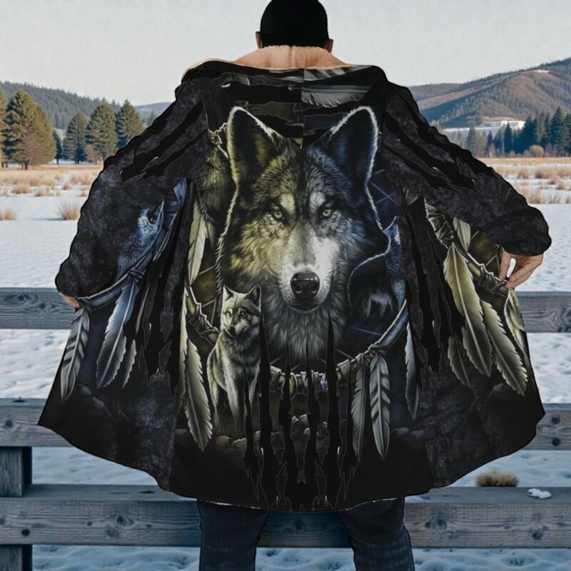 Wolf Cloak - Etsy