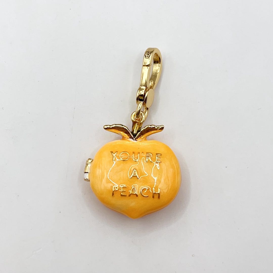 Z04-juicy Couture Peach Charm - Etsy